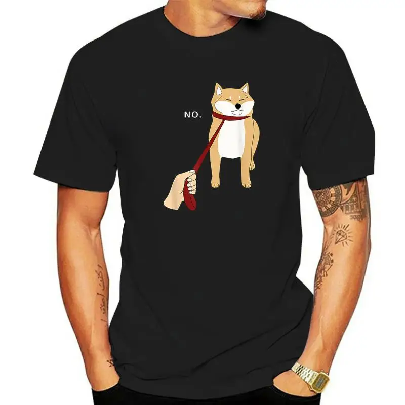 100-Cotton-Cute-Shiba-Inu-Dog-NOPE-Doge-Funny-Summer-Men-s-Novelty-T ...