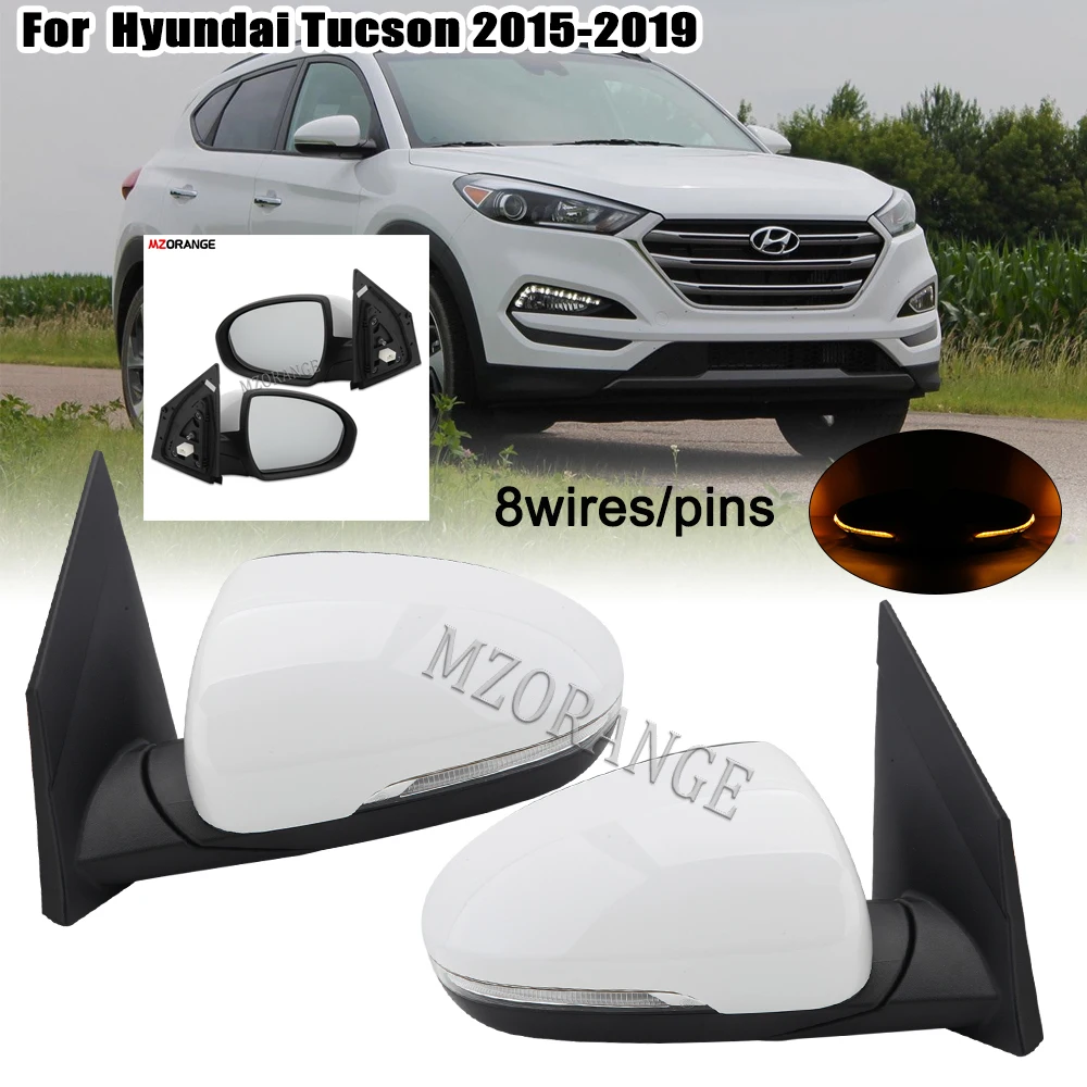 For-Hyundai-Tucson-2015-2019-Side-Door-Mirror-Assembly-Rearview ...