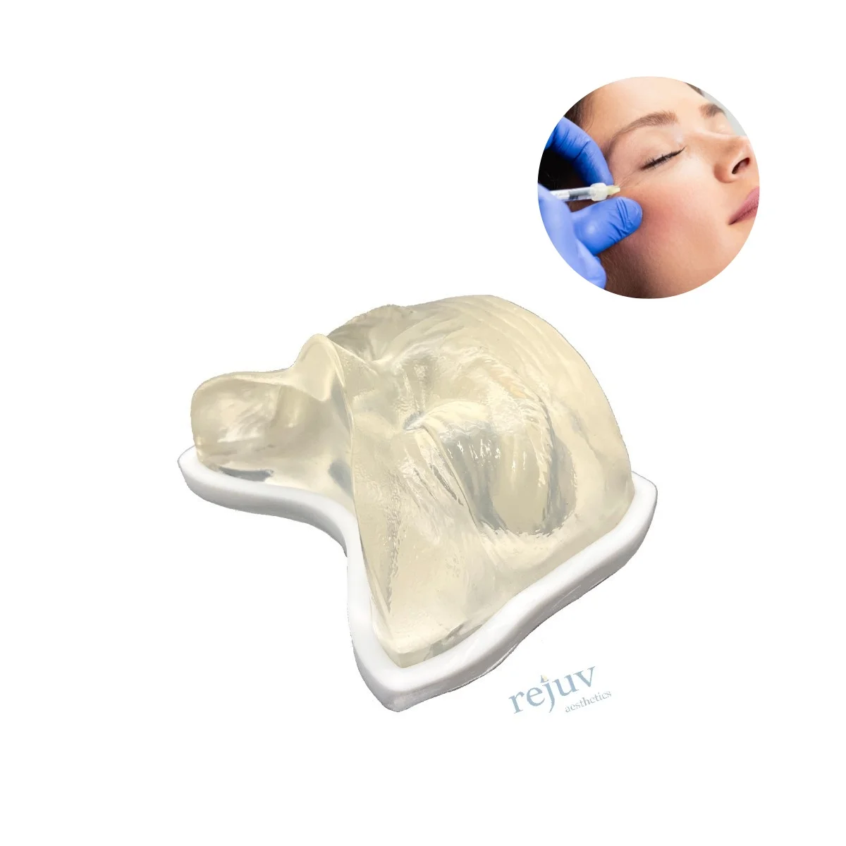 Transparent TPE Face Model for Injection Practice Kit Perfect for ...