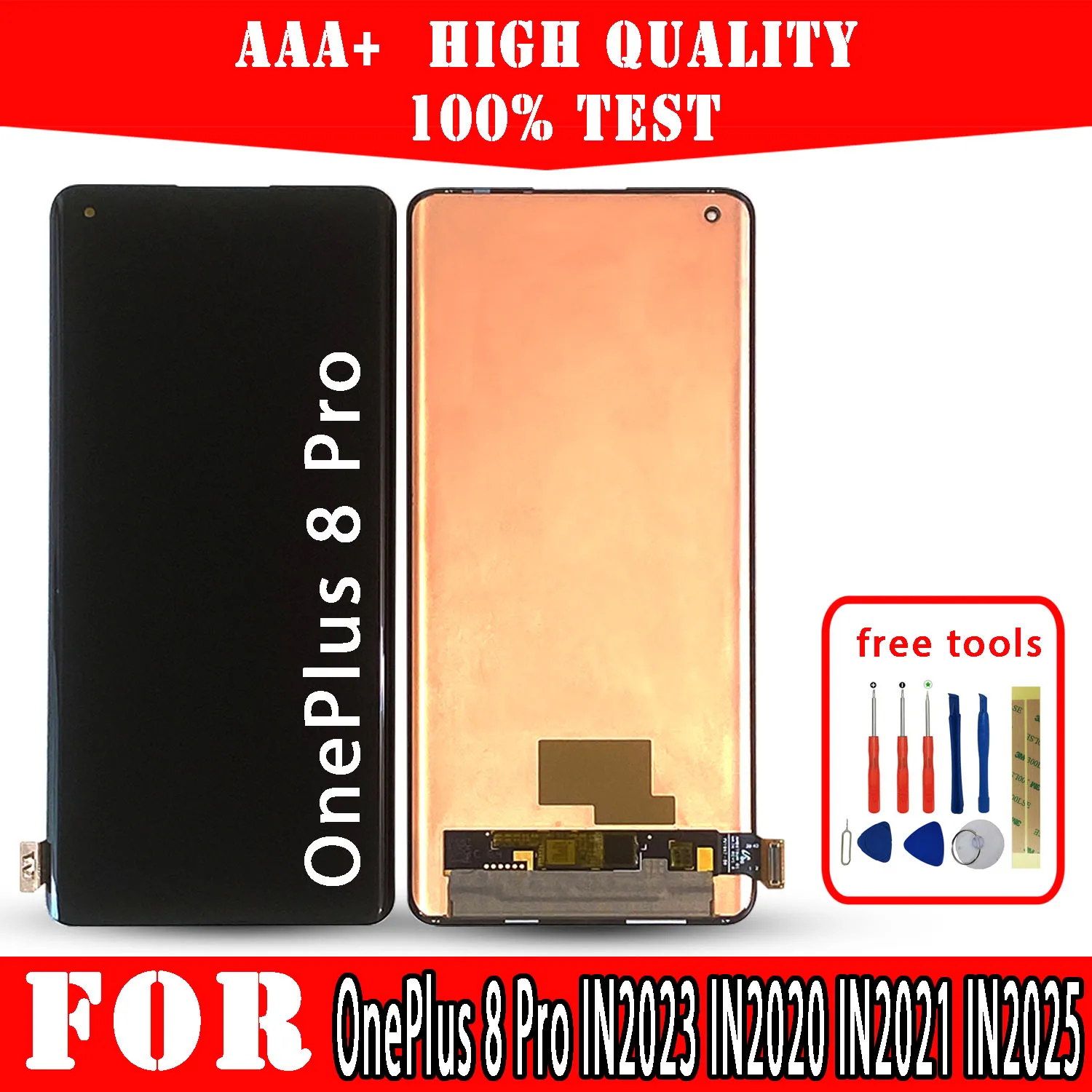 Original LCD For OnePlus 8 Pro IN2023 IN2020 IN2025 Display Premium Original LCD For OnePlus 8 Pro IN2023 IN2020 IN2025 Display Premium