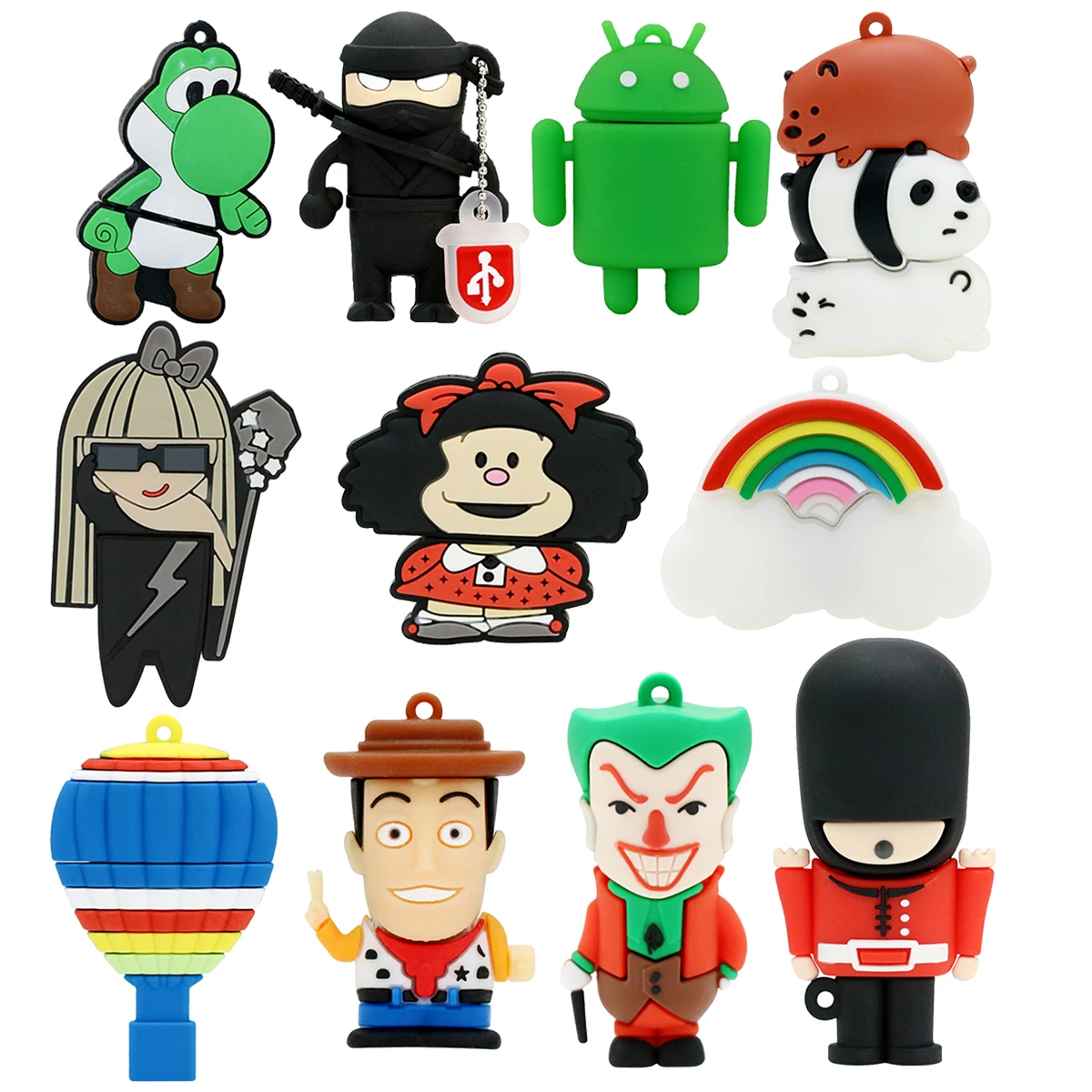 USB 3.0 PenDrive USB Flash Drive 256GB Cartoon Anime Characters Pen ...
