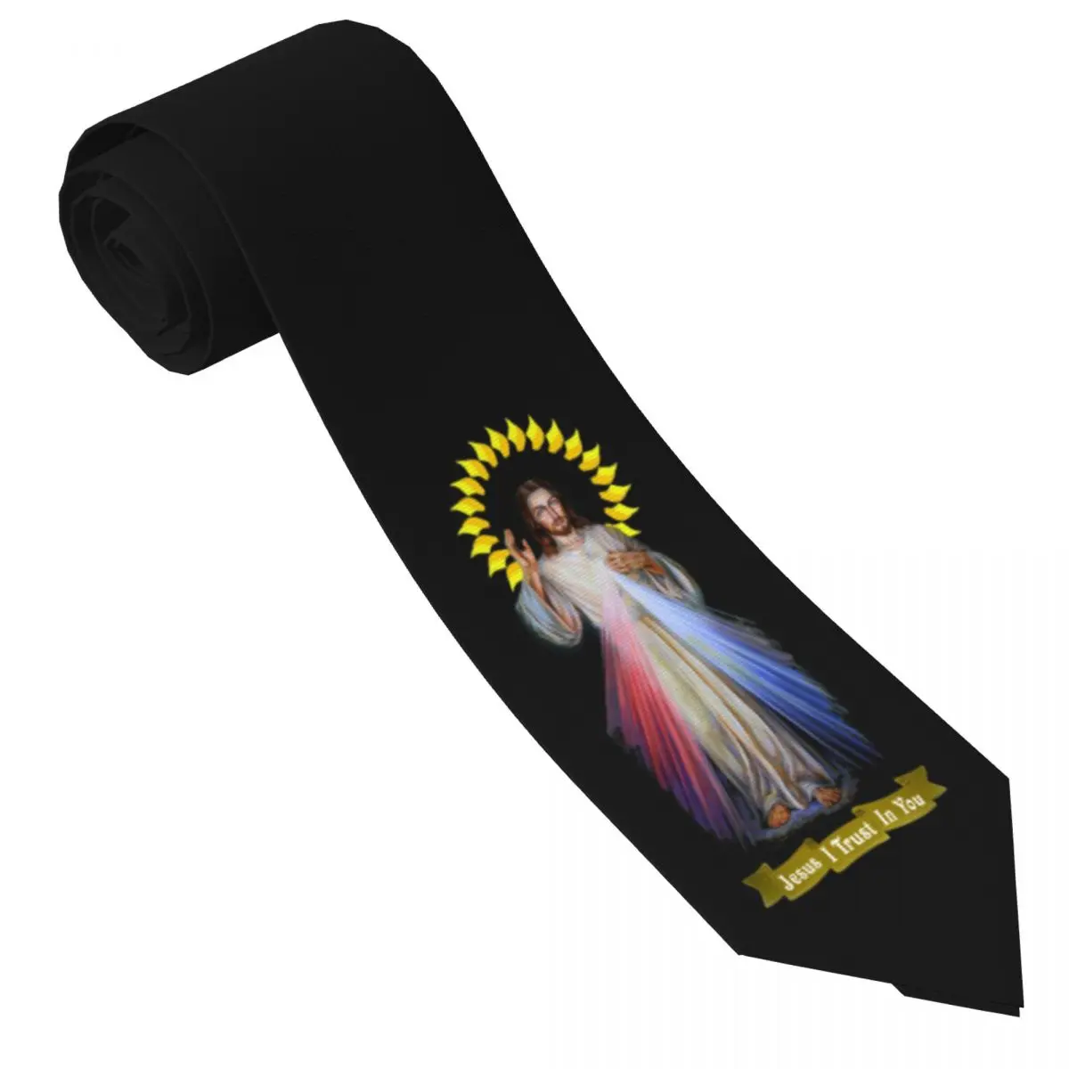 Men-s-Tie-Jesus-Divine-Mercy-Neck-Ties-Jesus-I-Trust-in-You-Cool-Collar ...
