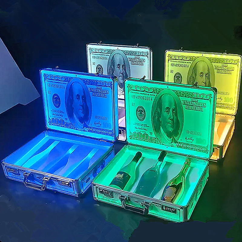 T-Worthy-USD-DOLLAR-MONEY-LED-Bottle-Presenter-3-Bottles-Glorifier-Box ...