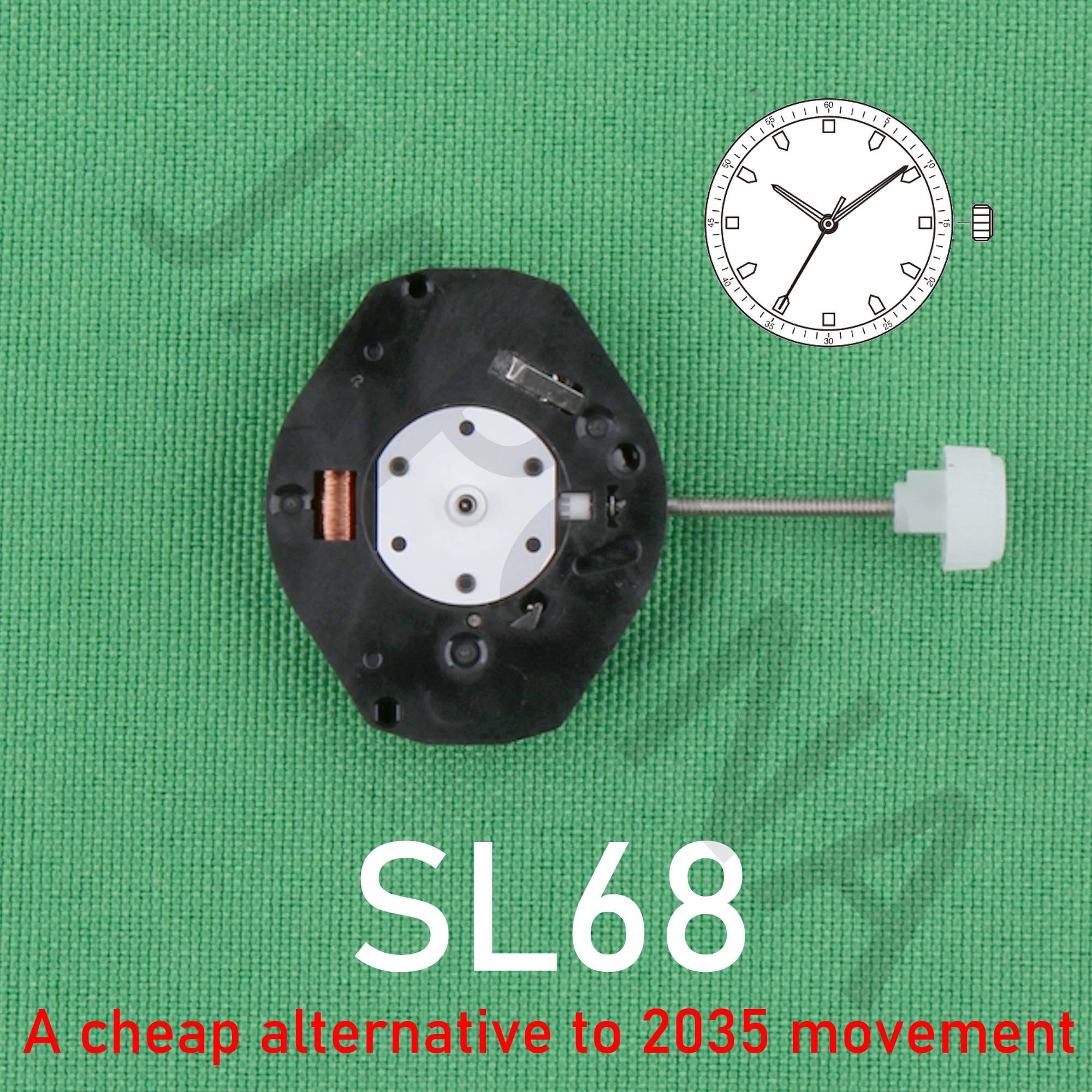 sunon SL68 Quartz Watch Movement Cheap alternative to 2035 movement ...