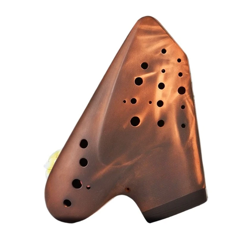 Three-pipe Ocarina AF Alto Light Blowing Professional Playing Clay ...