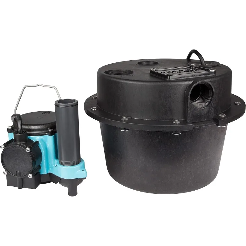 2760-GPH-Compact-Under-Sink-Drainosaur-Automatic-Sump-Pump-Basin-System ...