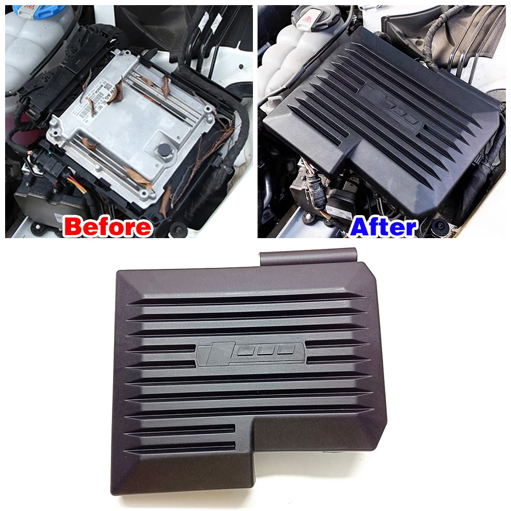 For Audi A4 2017-2021 ECU Electronic Control Unit Protection Cap Engine ...