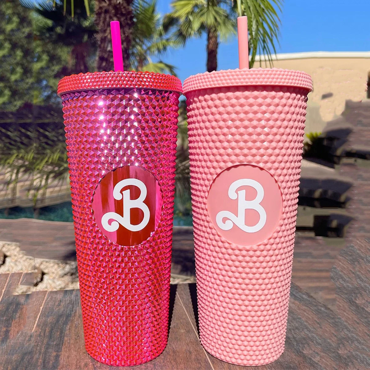 710ml-Barbi-Studded-Tumbler-Bling-Bling-Pink-Barbi-Cup-24oz-Barbi-Land ...