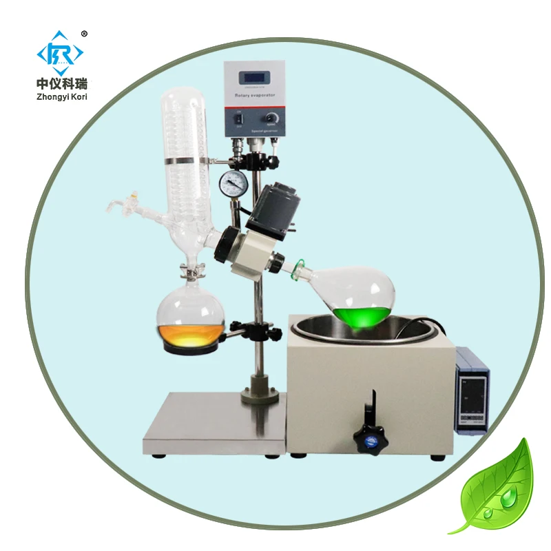 Evaporador giratorio de RE 201D, extracción de aceite esencial con kit ...