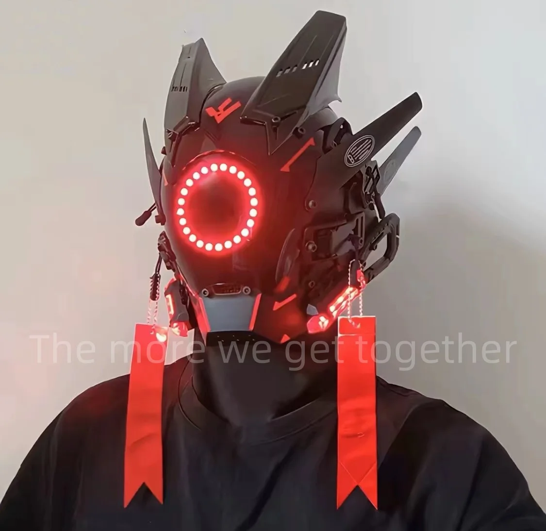Cyberpunk-Mask-Halloween-Cosplay-Costume-Black-Full-Face-Mask ...