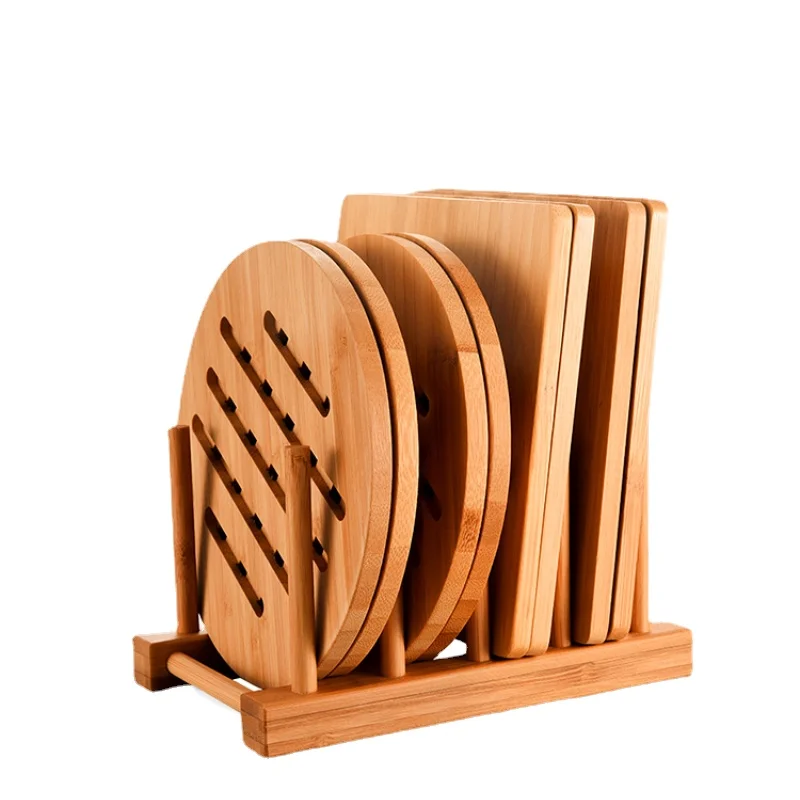 Coasters-Heat-Proof-Mat-Dining-Table-Cushion-Heat-Resistant-Bamboo ...