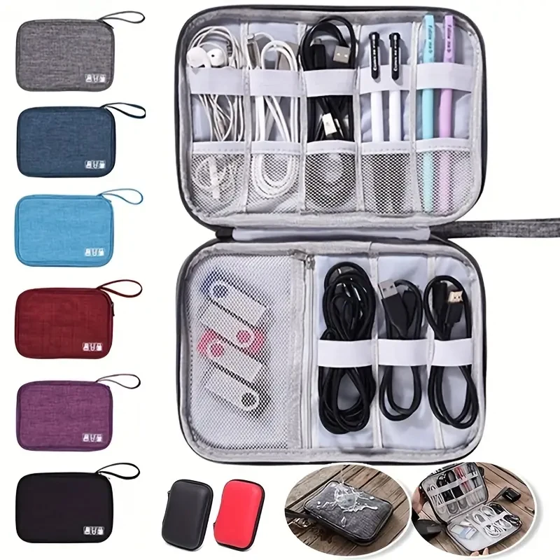 Portable-Cable-Storage-Bag-Waterproof-Digital-Electronic-Organizer-USB ...