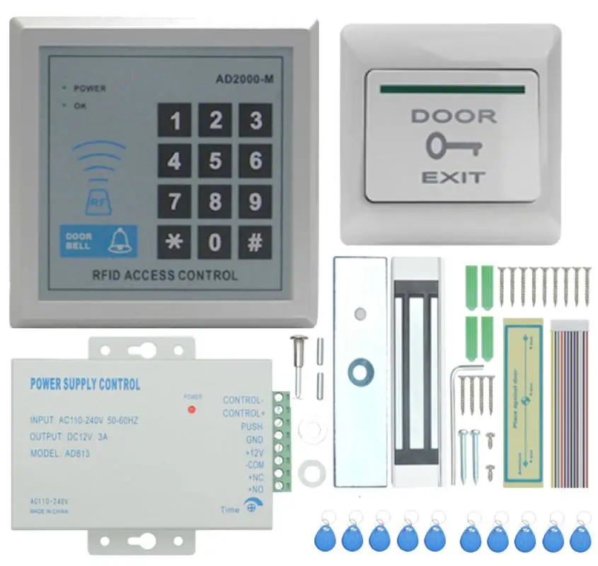 RFID Card Access Control System Door Lock Safe Electronic Gate Opener ...