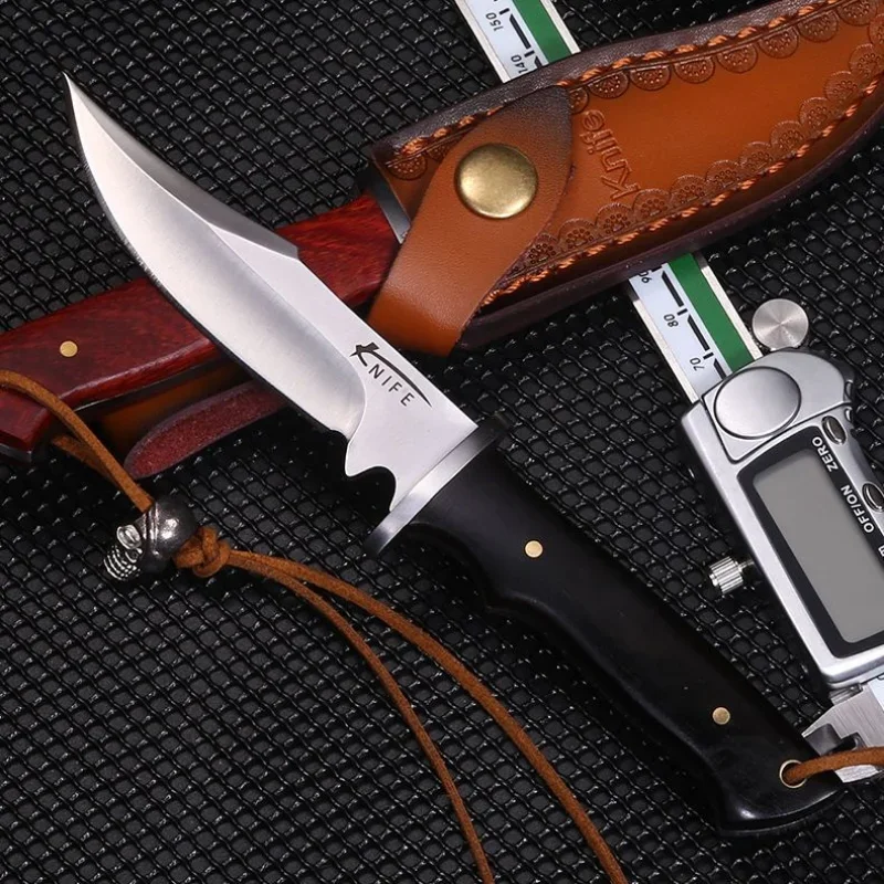 Mini-cuchillo-de-bolsillo-Tang-completo-con-Funda-de-cuero-cuchillos-de ...