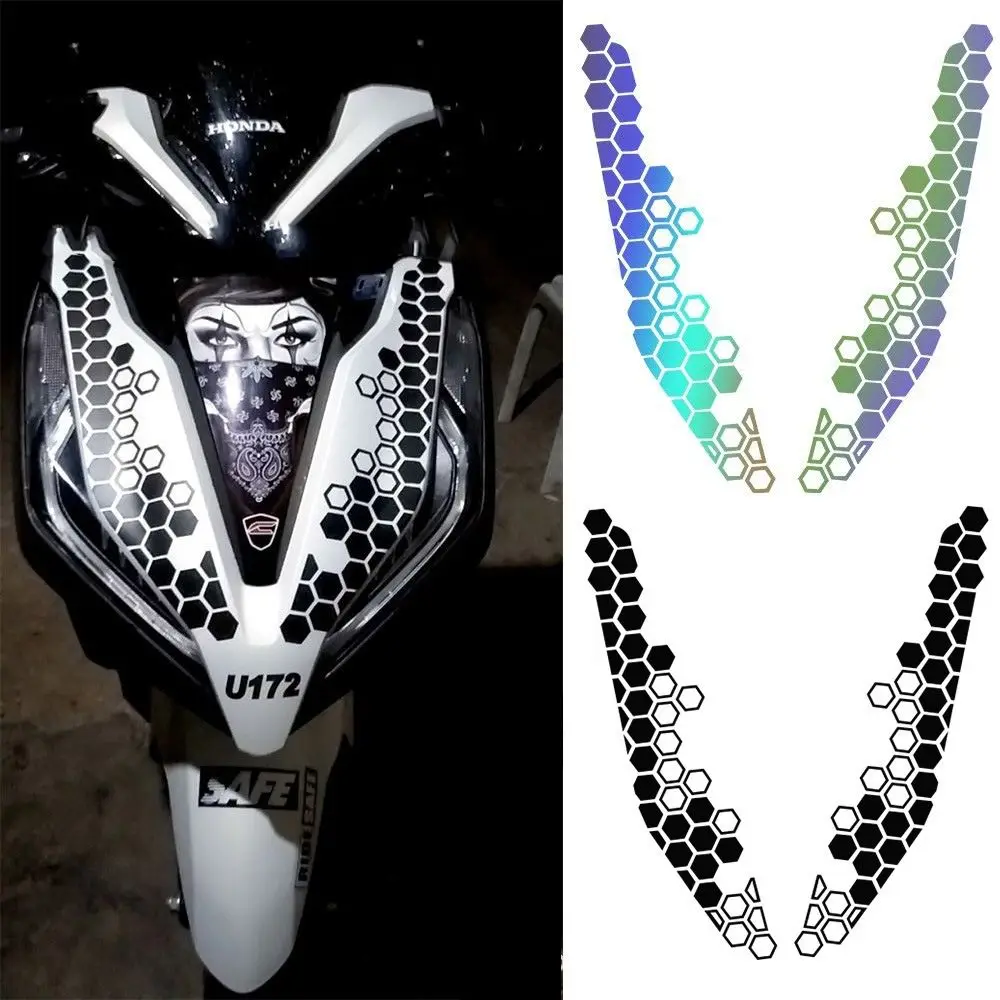 Motorcycle-Sticker-Honeycomb-Waterproof-Stickers-Helmet-Decals-Car ...