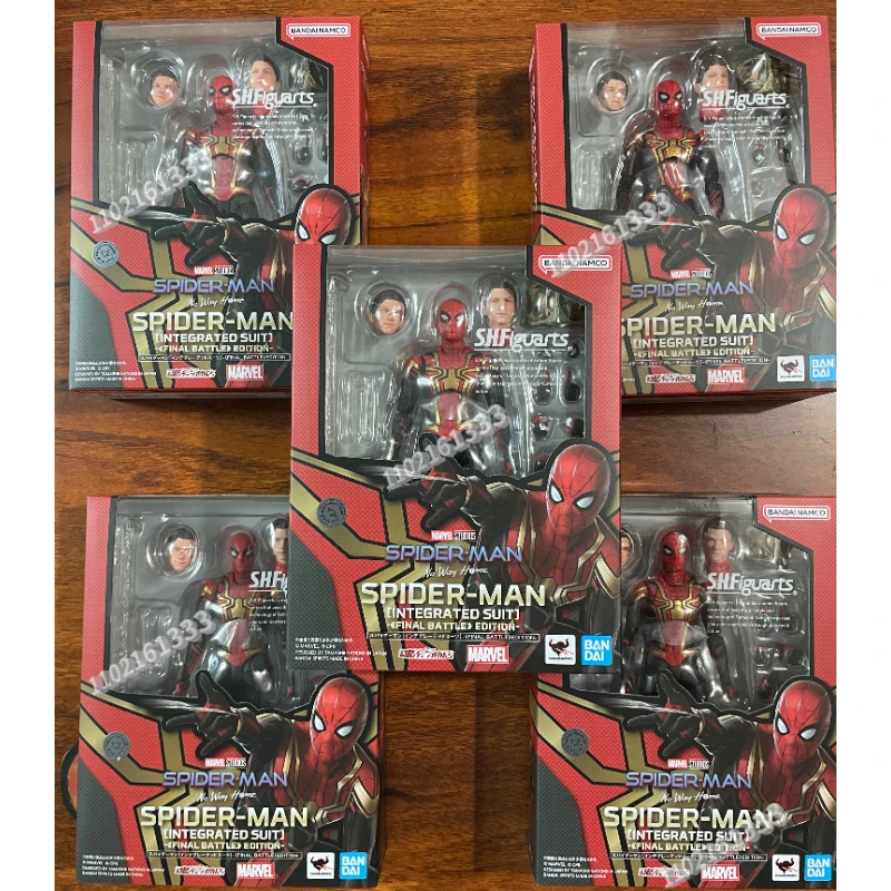 Bandai S.H.Figuarts SHF Marvel Spider Man Integrated Suit Final Battle ...