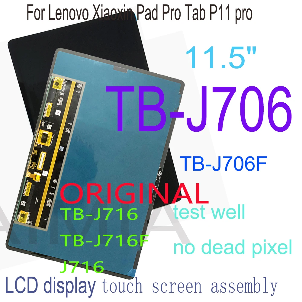 original-11-5-amoled-for-lenovo-pad-tab-p11-pro-tb-j706f-tb-j706l-tb ...