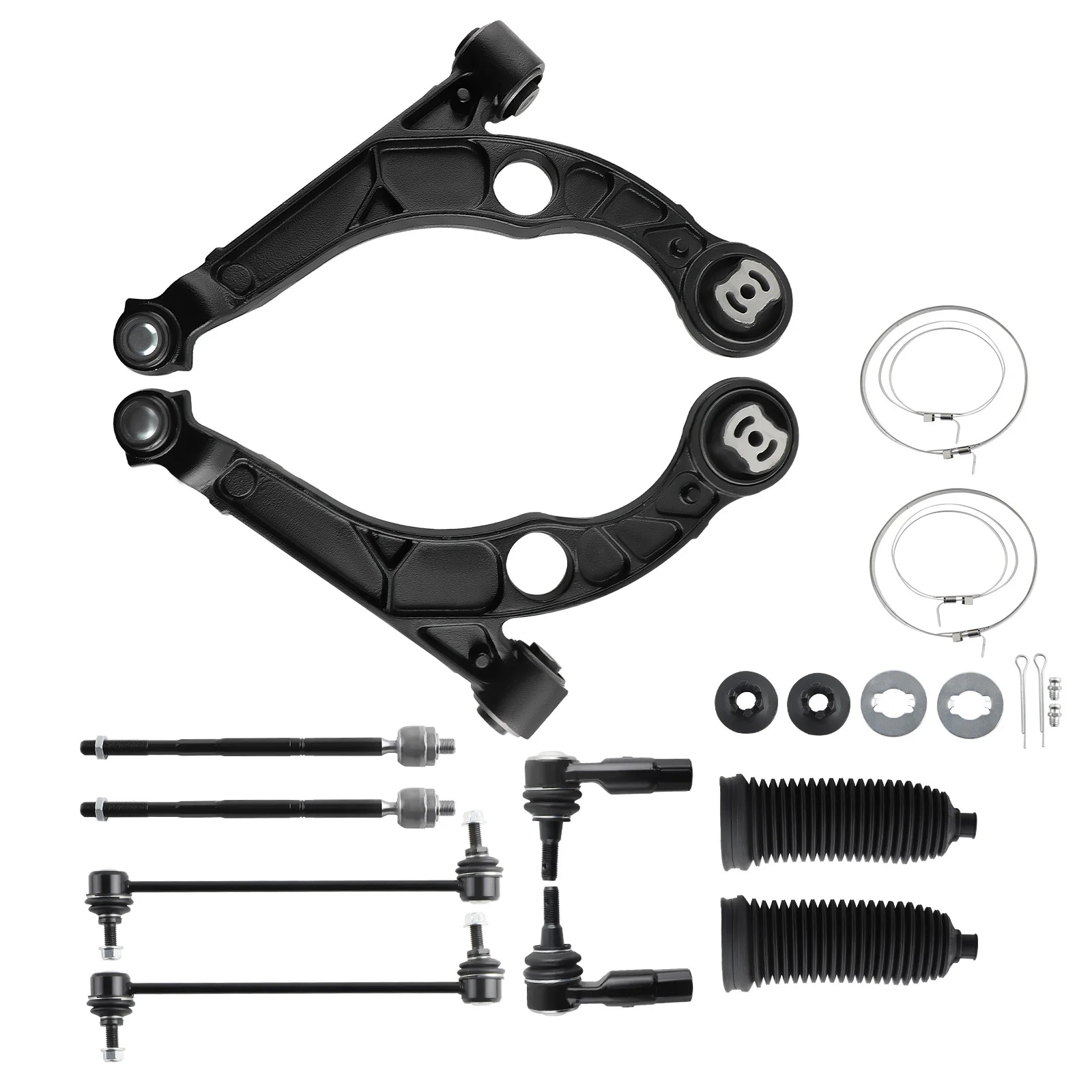 Front Lower Control Arms + Sway Bars Tie rods for Dodge Dart 2013 2014 ...