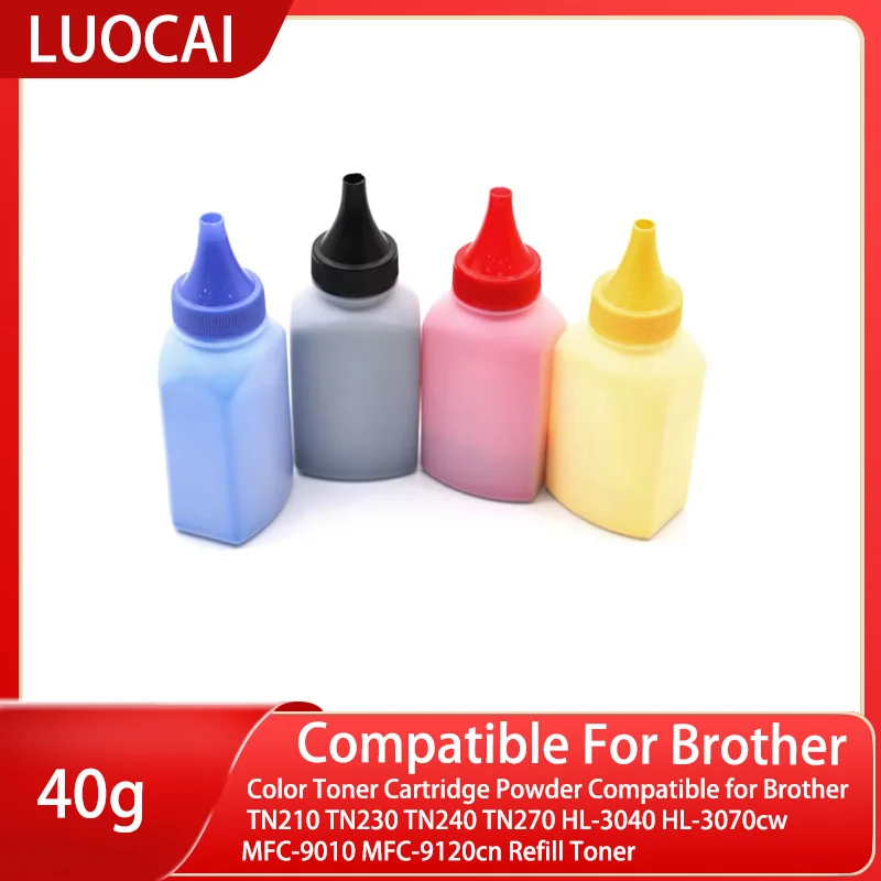 Color Toner Cartridge Powder Compatible for Brother TN210 TN230 TN240 ...