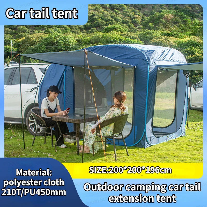 Outdoor-Camping-Automatic-Tent-Car-Tail-Extension-Tent-Mosquito-Proof ...