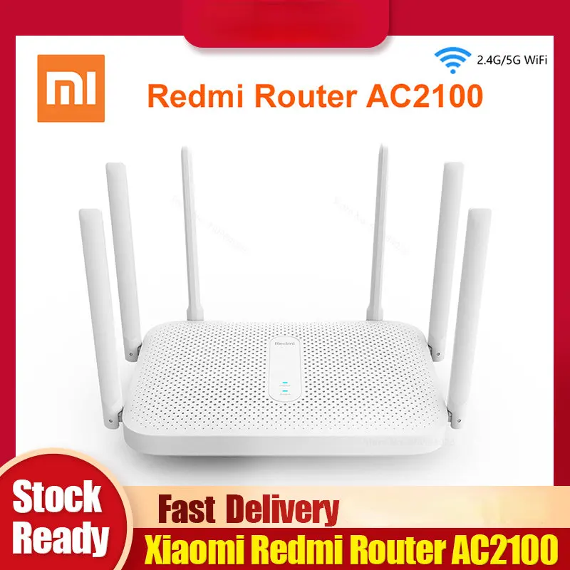Xiaomi Redmi AC2100 Router Gigabit Roteador Sem Fio Dual Band Wifi ...