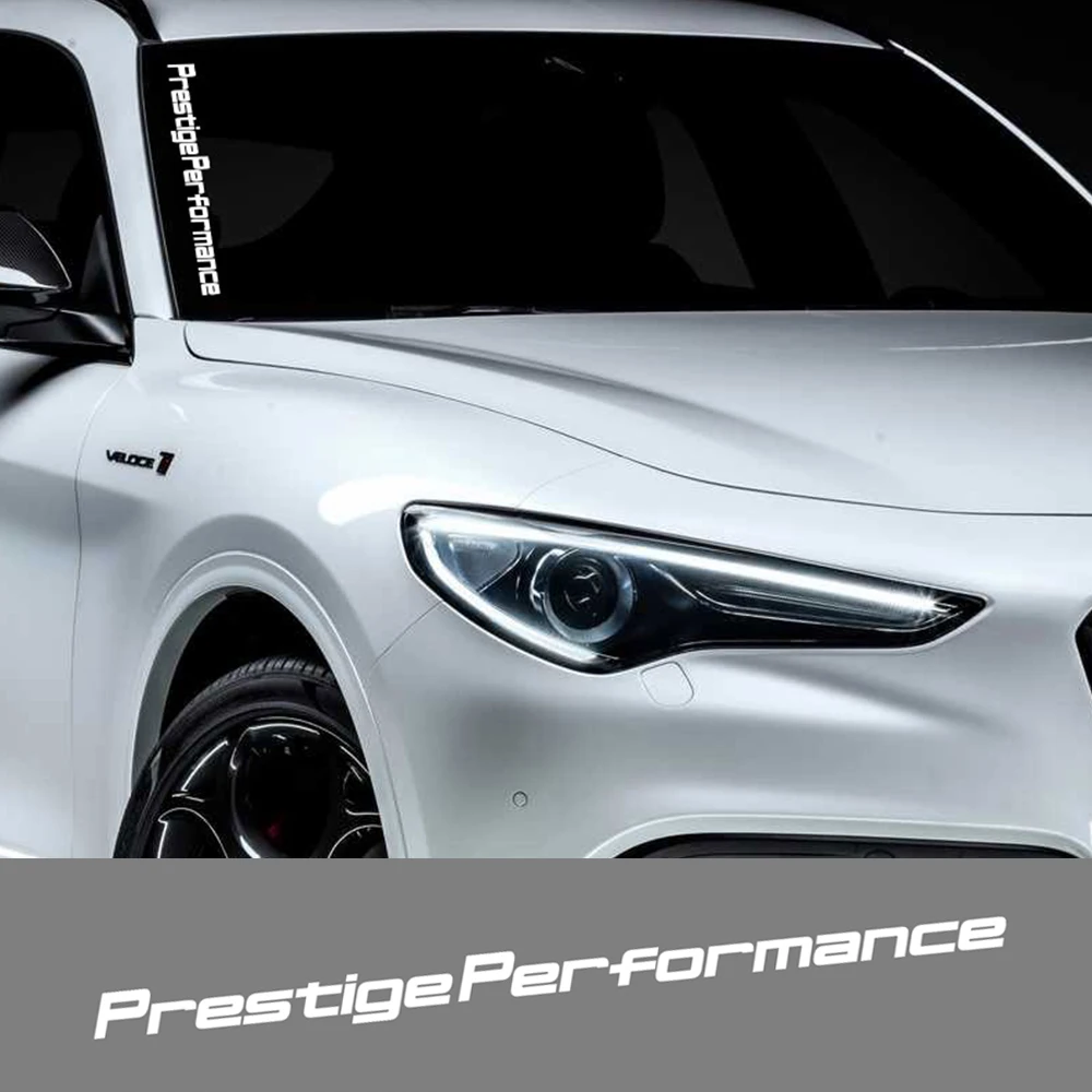 Universal Car Front Windshield Sticker Prestige Performance Styling ...