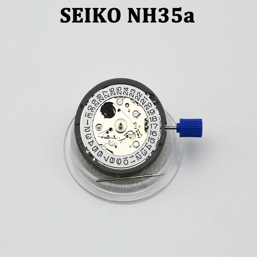 일본 세이코 NH35/NH35A 무브먼트 24 보석 고정밀 자동 체인 머신, NH35A 날짜 휠 3/3.8 포인트 위치| | - AliExpress