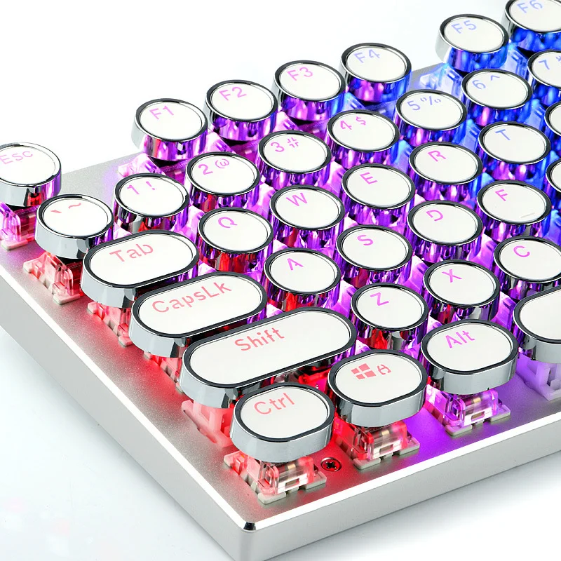 Super-NEW-Steampunk-Typewriter-Keycaps-Retro-style-For-Backlit ...