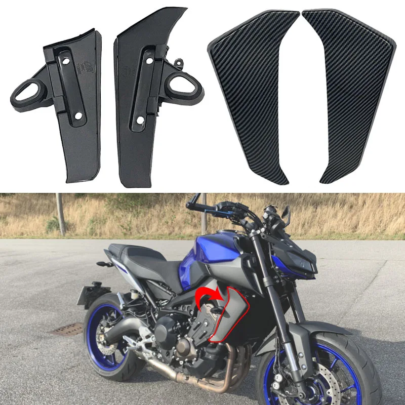 Motorcycle-Accessories-Radiator-Side-Panels-Protector-Cover-Fairing-For ...