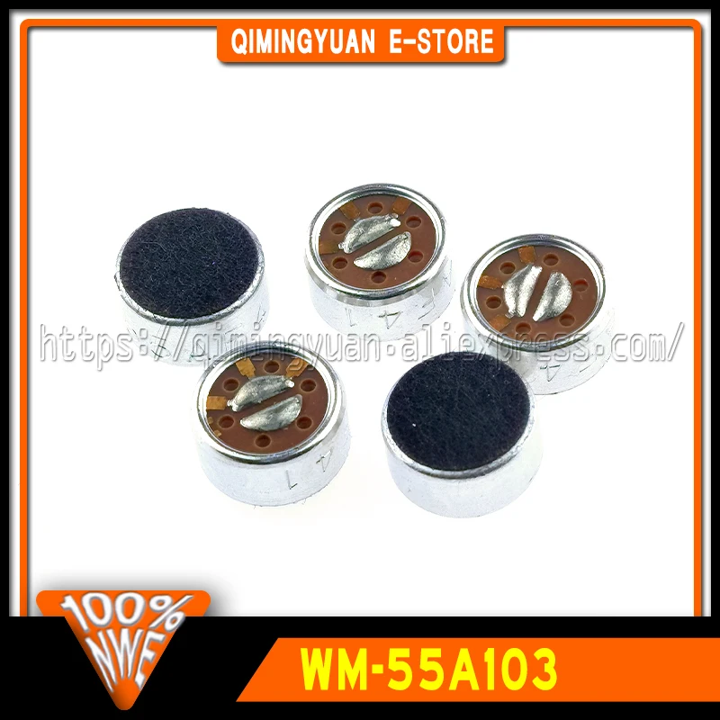 5-100PCS-LOT-WM55A103-WM-55A103-9750-9-7-5-0MM-MICROPHONE-100-NEW ...