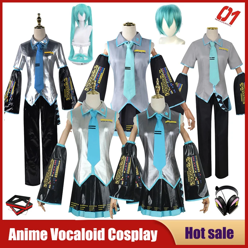Anime-Vocaloid-Cosplay-Japan-Midi-Dress-Beginner-Miku-Female-Outfit ...