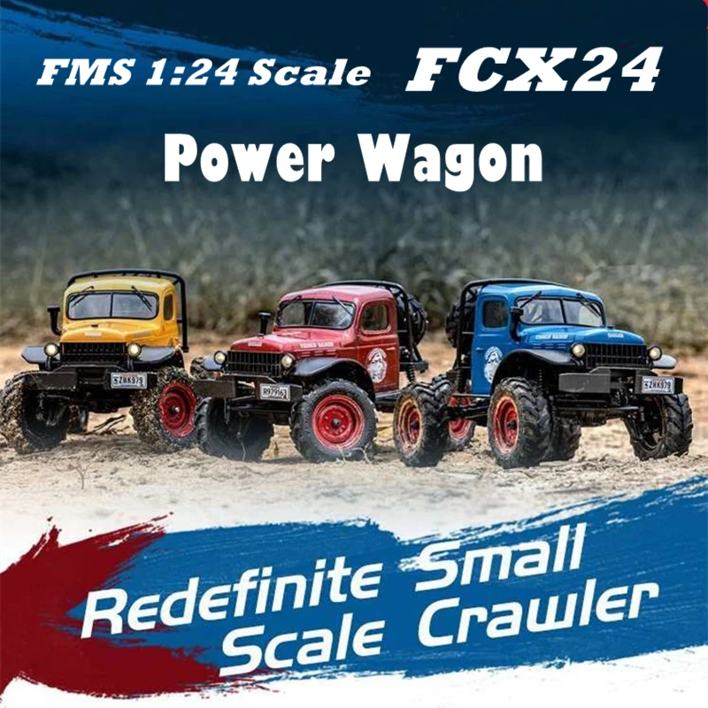 FMS-RC-Car-1-24-Power-Wagon-FCX24-4WD-RTR-Crawler-Climbing-Scale-Truck ...