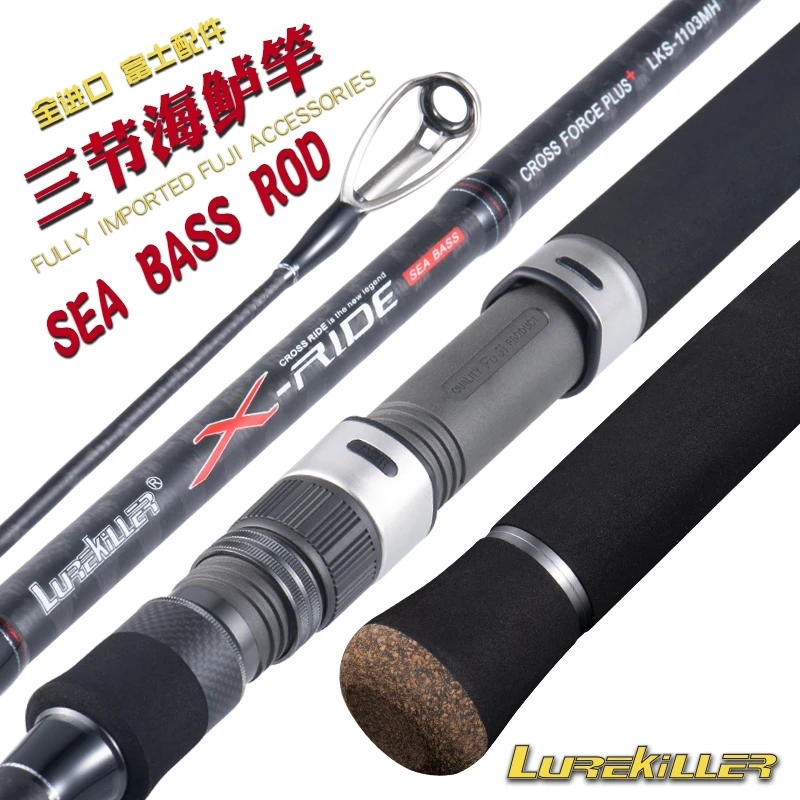 Lurekiller Full Fuji Parts Sea Bass Rod Light Shore Jigging Rod MH 15 ...