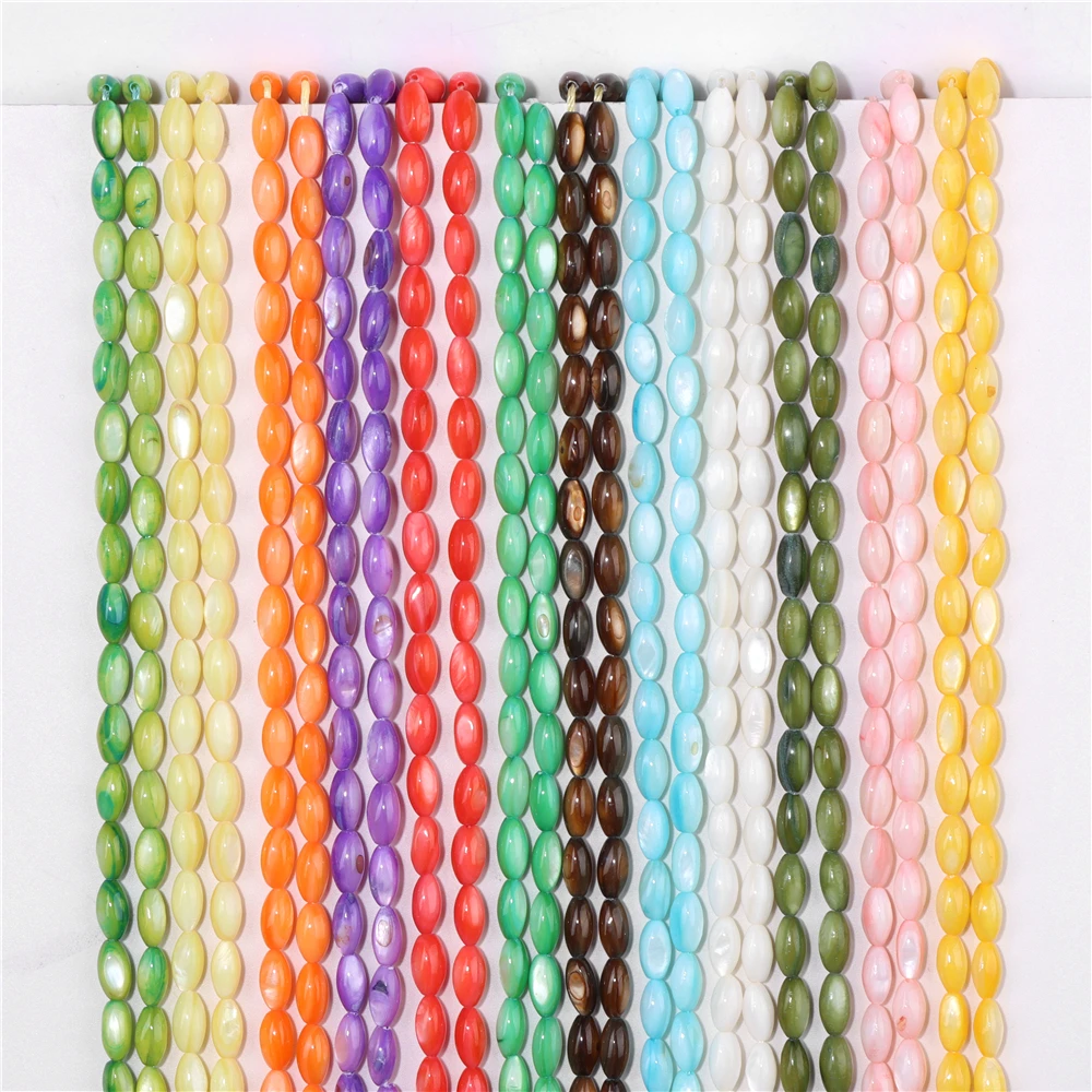 Cuentas-de-concha-Natural-con-forma-de-arroz-ovalada-te-idas-accesorios ...
