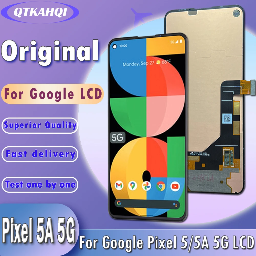 6-34-Original-For-Google-Pixel-5A-5G-LCD-Display-Touch-Screen-Digitizer ...