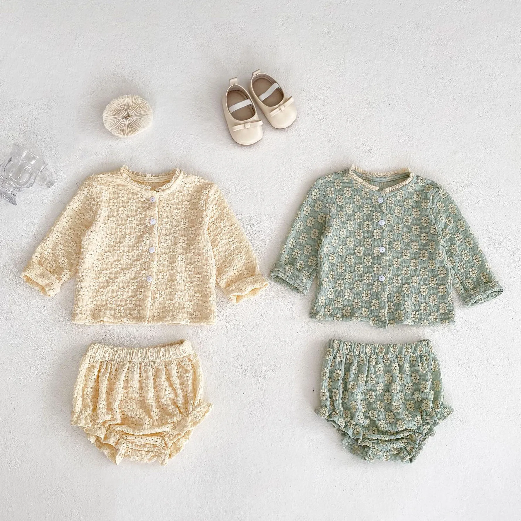 0-3T Newborn Kid Baby Girl Clothes Set Cotton Long Sleeve Shirt Top ...