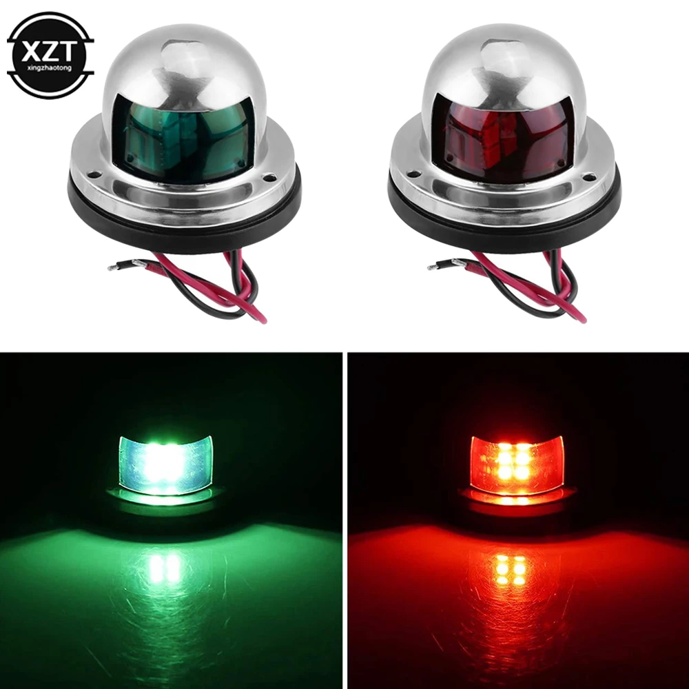 Stainless-Steel-12-24V-8LED-Ship-Navigation-Light-Marine-Navigation ...