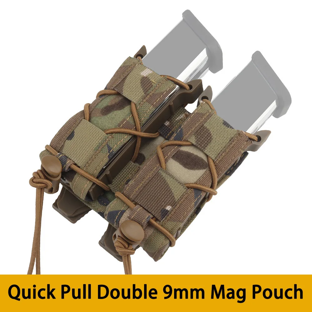 Tactical-Double-9mm-Magazine-Pouch-Mag-Bag-MOLLE-Pistol-Flashlight ...