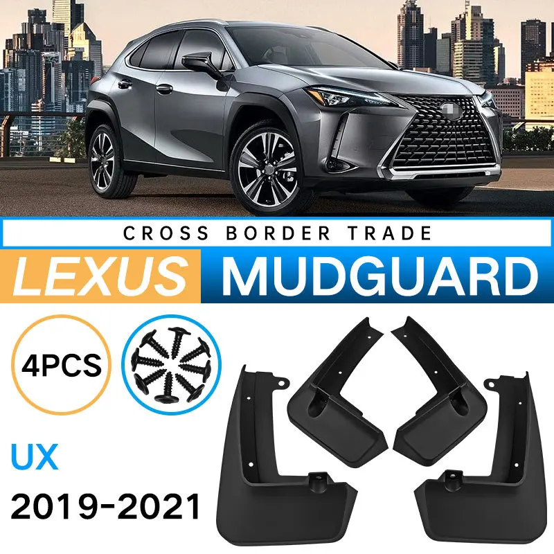 4PCS Car Mudguards For Lexus UX 200 250h 260h 300e ZA10 2019~2023 Front ...