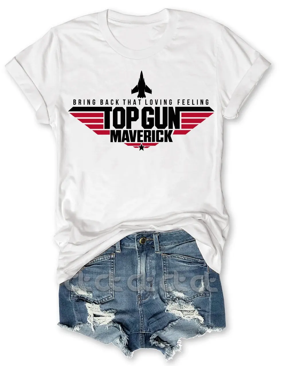 Rheaclots-Top-Gun-Maverick-para-mujer-camisetas-Retro-Vintage-de-algod ...