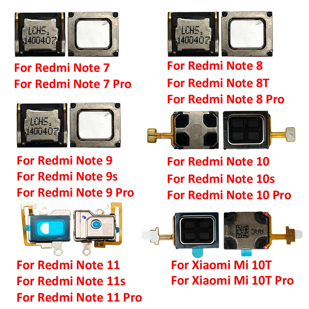 Original-Ear-Earpiece-Speaker-For-Xiaomi-Mi-10T-Redmi-Note-7-8-8T-9-9S ...