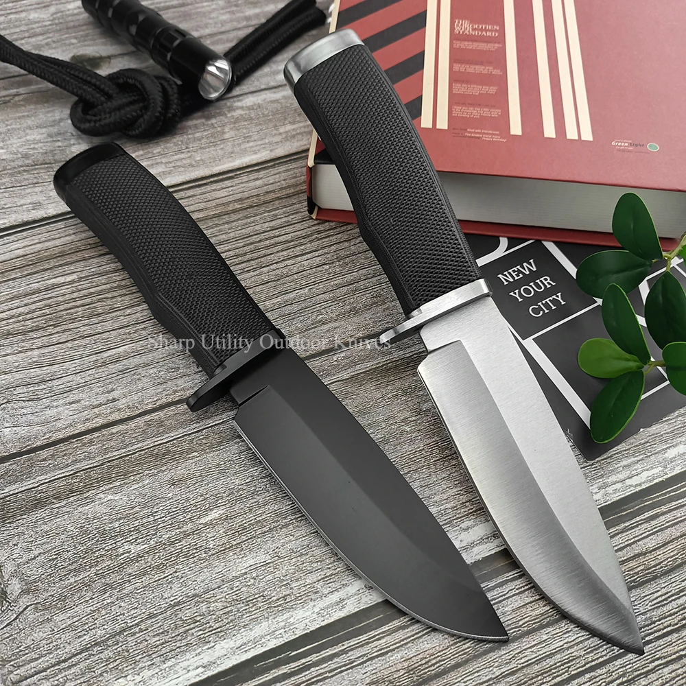 1PC-Camping-Fixed-Blade-Hunting-Multifunctional-Tactical-Sharp-Knife ...