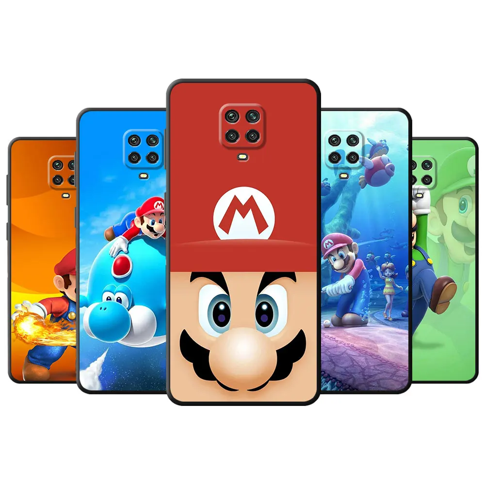 Super marios bross funda de teléfono para Xiaomi Redmi Note 11S 8T 9T ...