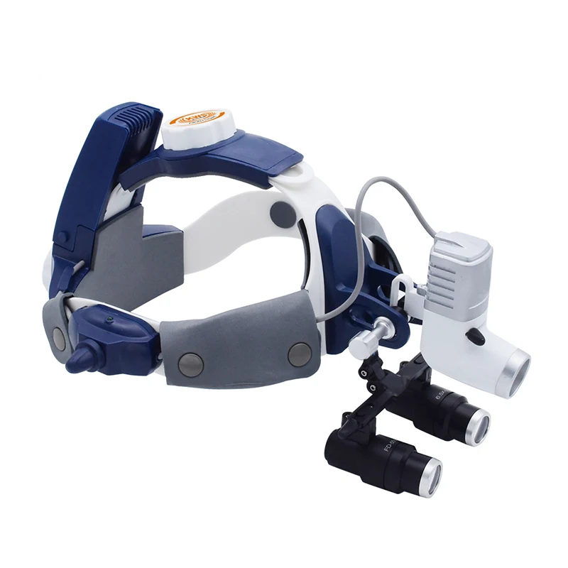 5W-LED-Wireless-Surgical-Headlight-Spiral-Magnifier-Dental-Lab-Lamp ...