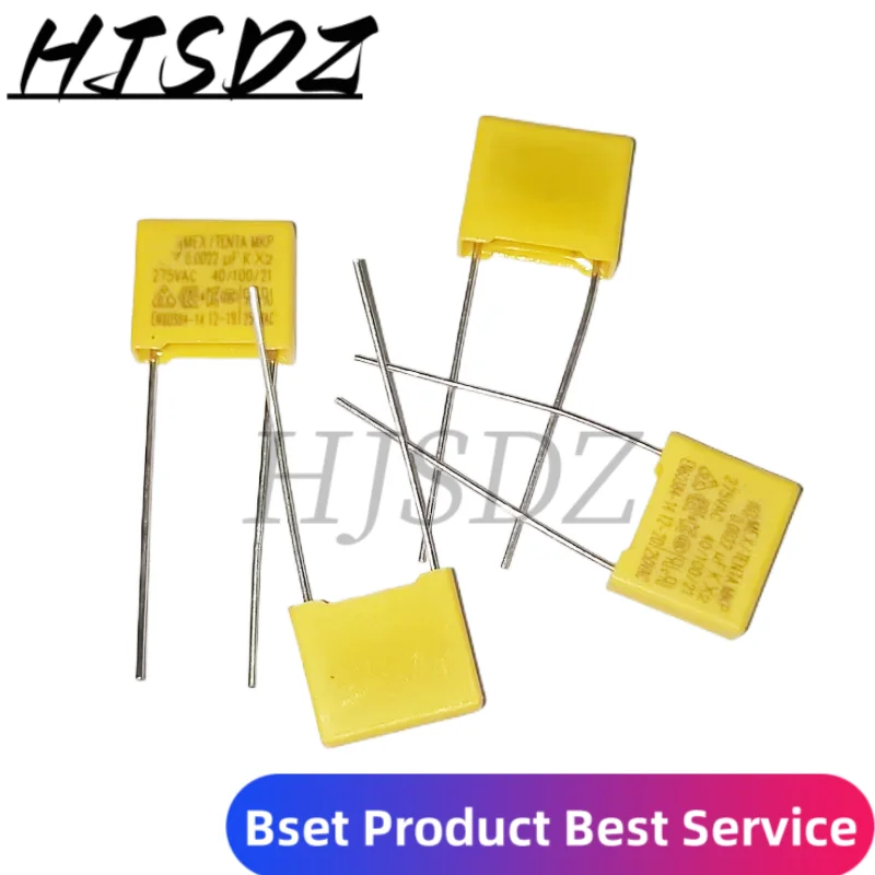 Condensador de seguridad de 10 piezas, X2 275VAC 0,1 uf 0.001uf 0,0022 ...