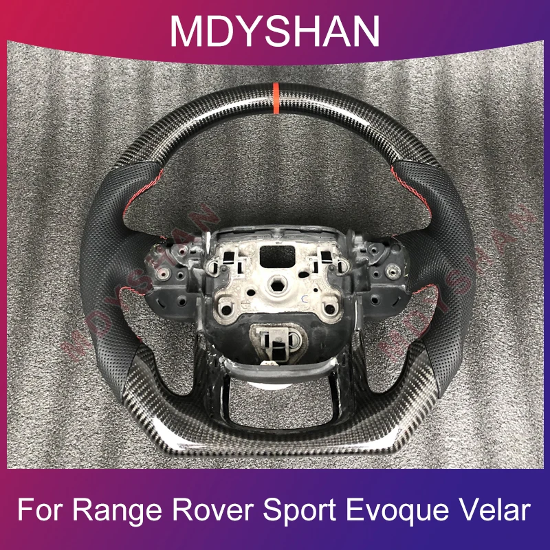 Volante de fibra de carbono Real para Range Rover Sport Evoque Land ...