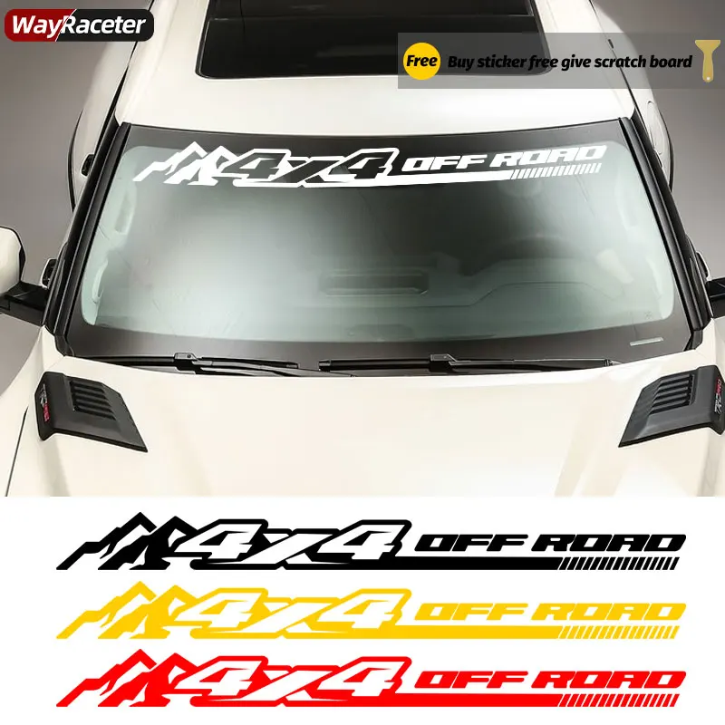 Car Front Windshield Decal Graphic Vinyl Windscreen Window Sticker For ...