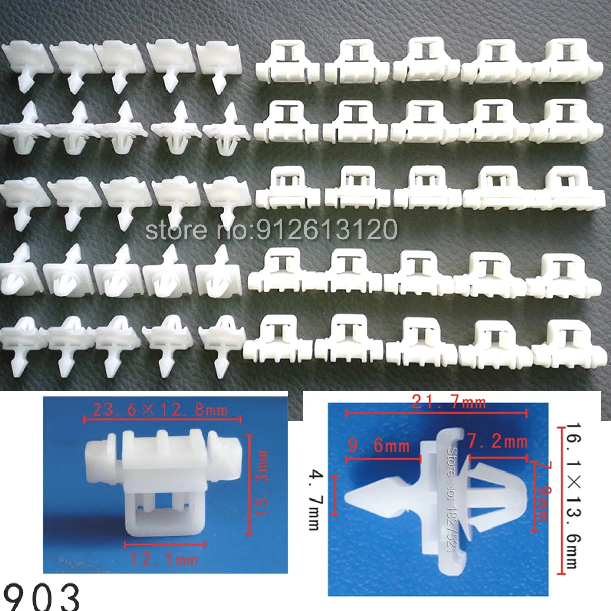 50set-100pcs-Zierleisten-Clips-Beplankung-For-Mercedes-Sacco-Benz-W124 ...