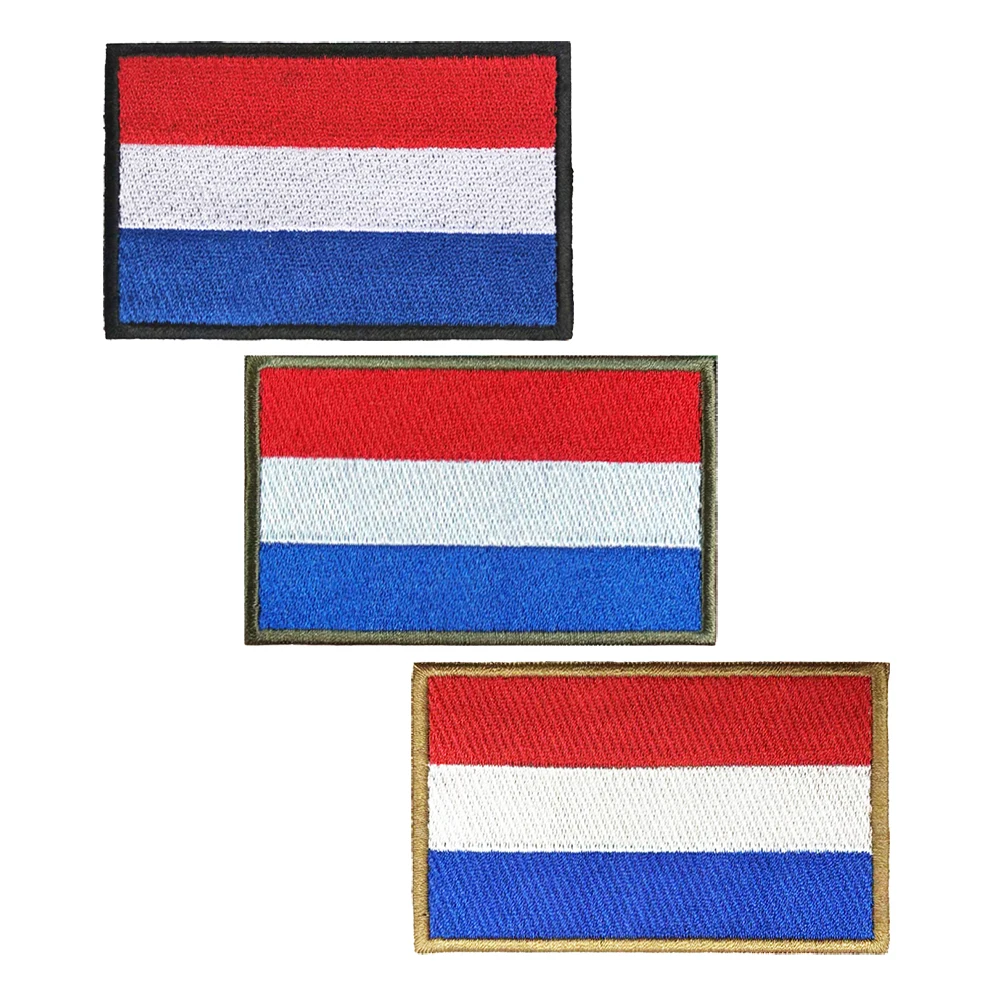 1PC-Dutch-Flag-Netherlands-Patches-Armband-Embroidered-Patch-Hook-Loop ...