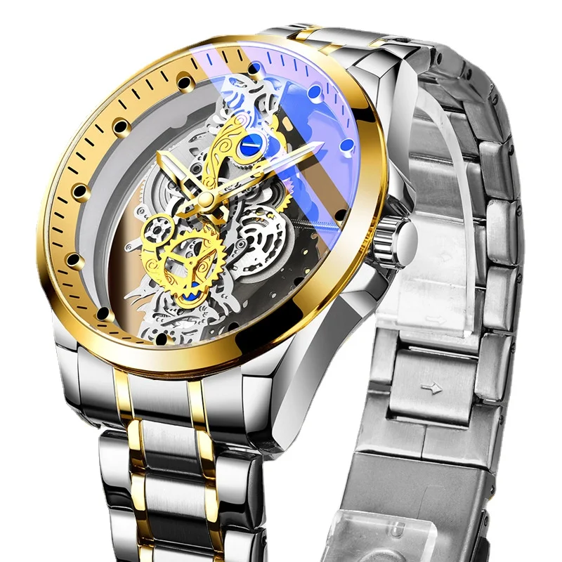 Stainless Steel Wristwatches | Stainless Steel Watches | Hollow Men's ...